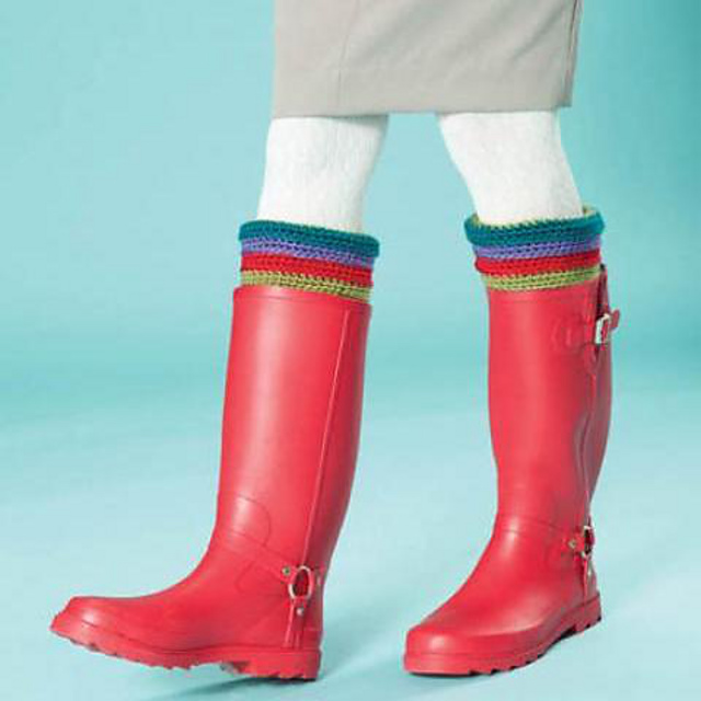 Ravelry: Over the Rainbow Wellie Socks pattern by Kim Kotary