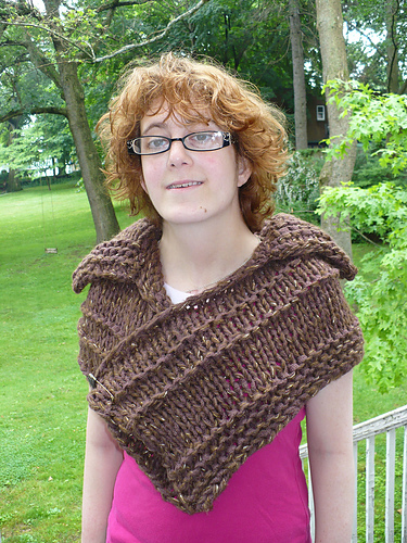 Ravelry: High Collar Cape pattern by Teva Durham