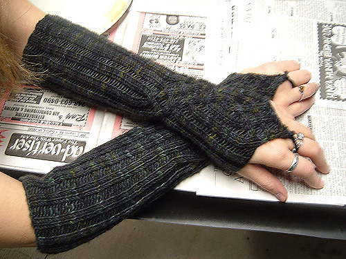 Ravelry: Marquise Gauntlets pattern by Sarah Bales