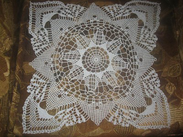 Ravelry: Square Doily pattern by Elizabeth Hiddleson