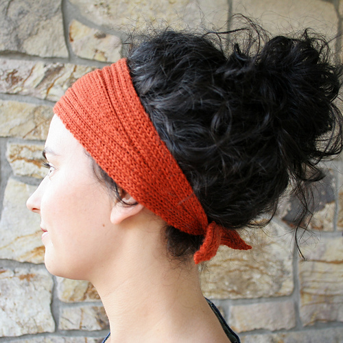 Ravelry: Wrap and Tie Headband pattern by Jenise Hope