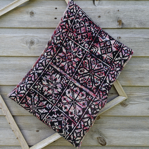 Ravelry: Fair Isle Snowflake Snood pattern by Mrs E James