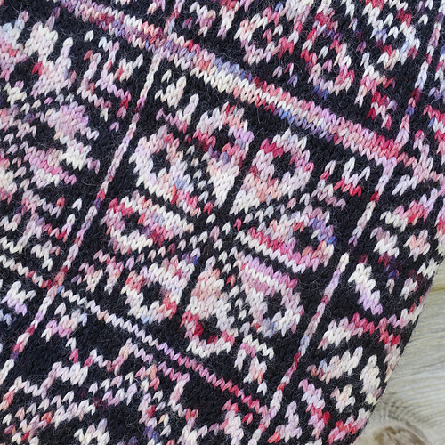 Ravelry: Fair Isle Snowflake Snood pattern by Mrs E James
