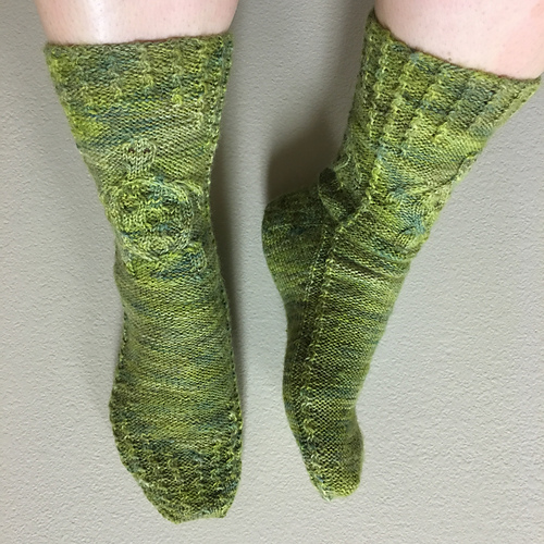 Ravelry: Cabled Sea Turtle Socks pattern by Settlers Grove Designs