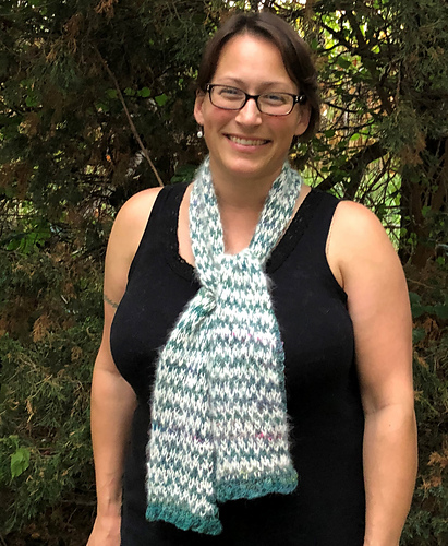 Ravelry: Angora Peaks Scarf pattern by Settlers Grove Designs