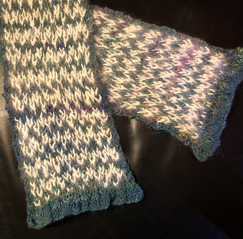 Ravelry: Angora Peaks Scarf pattern by Settlers Grove Designs