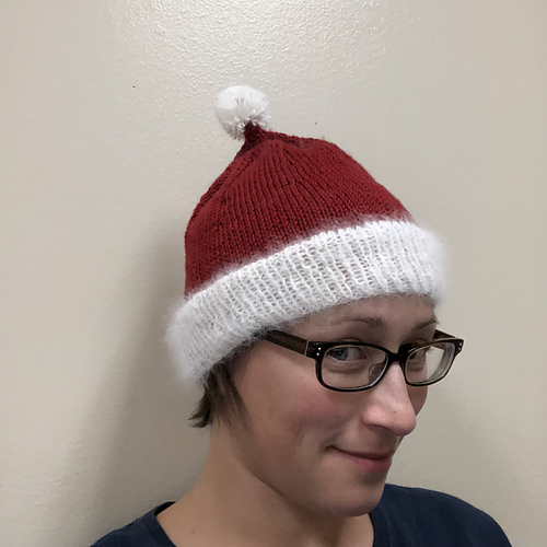 Ravelry: Elfish Angora Trimmed Hat pattern by Settlers Grove Designs