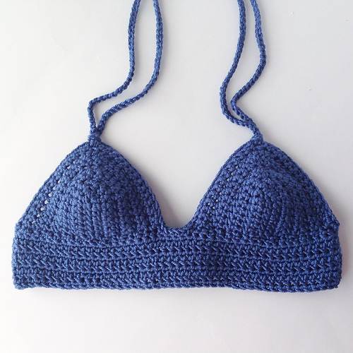 Ravelry: Triangle Bralette pattern by April Diodato