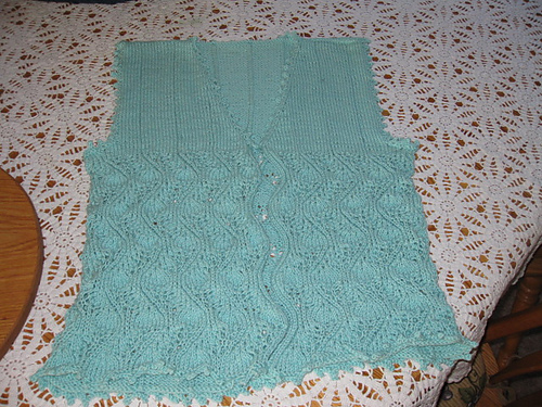 Ravelry: Japanese Lace Vest pattern by Betsy Ann Dey