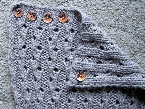 Ravelry: Rib Lace Scarf/Cowl pattern by Fiona Morris