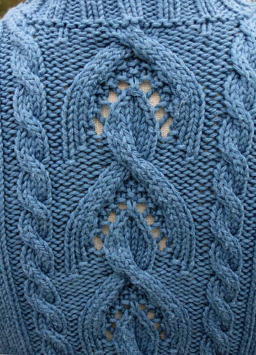 Ravelry: Cable Crop Jumper pattern by Fiona Morris