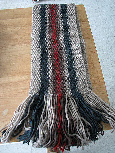 Ravelry: Sideways Seed Stitch Scarf pattern by Ann Thompson