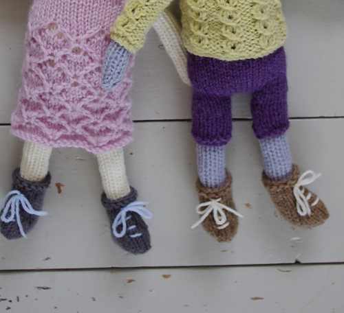 Ravelry: Knitted Nordic Rabbits pattern by Fiona Goble