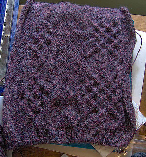 Ravelry: firetweed's Viking Cable Cardigan