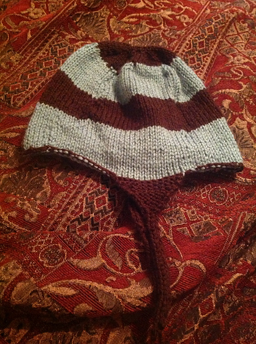 Ravelry: Boys Winter Hat with Ear Flaps pattern by Ellie Fitzpatrick