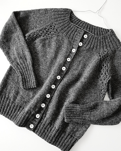 Ravelry: Eyelet cardigan pattern by Sanne Fjalland Knit-Wear