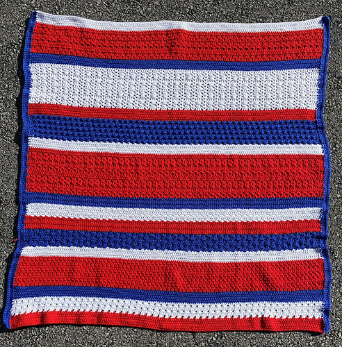 Ravelry: Scrap Busting Throw pattern by Canoe Mtn Designs