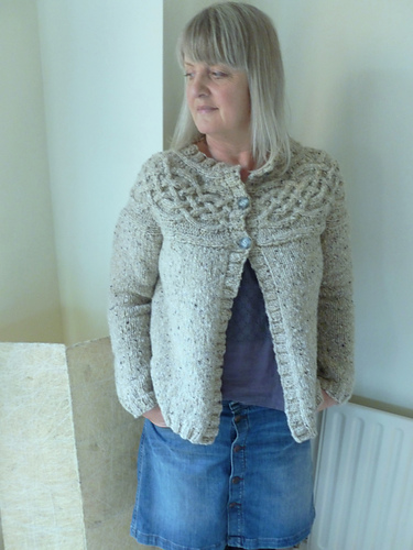 Ravelry: Design E - Cable Yoke Jacket pattern by Sirdar