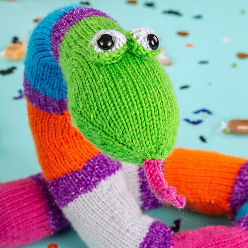 Ravelry: Pretzel the Python pattern by Amanda Berry