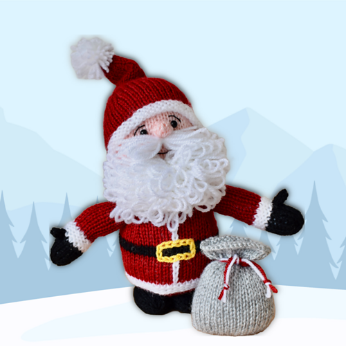 Ravelry: Cuddly Santa Toy pattern by Amanda Berry