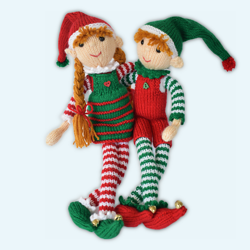Ravelry: Merry and Twinkle Elves pattern by Amanda Berry