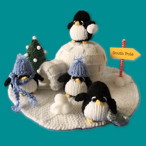 Ravelry: Penguin Party Playset pattern by Amanda Berry