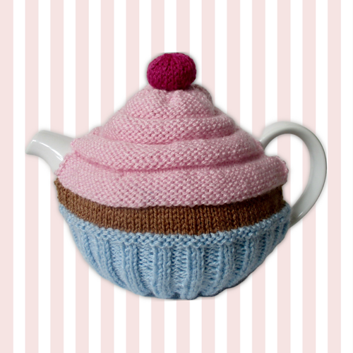 Ravelry: Cupcake Tea Cosy pattern by Amanda Berry