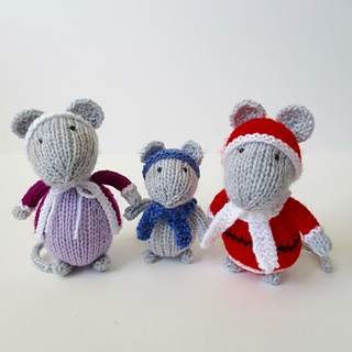 Ravelry: Festive Mice pattern by Amanda Berry