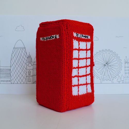 Ravelry: Red Telephone Box pattern by Amanda Berry