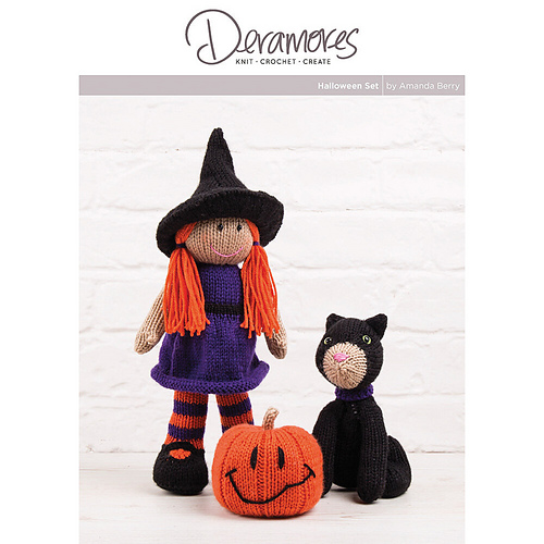 Ravelry: Blair the Witch, Jack O'Lantern and Dera-Mog pattern by Amanda ...