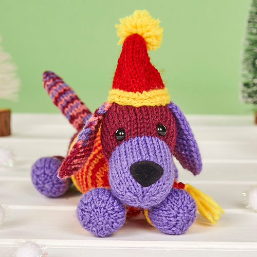 Ravelry: Santa Dog pattern by Amanda Berry