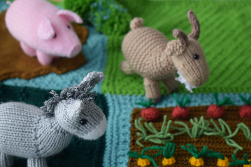 Ravelry: Patchwork Farm Playset pattern by Amanda Berry