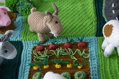 Ravelry: Patchwork Farm Playset pattern by Amanda Berry