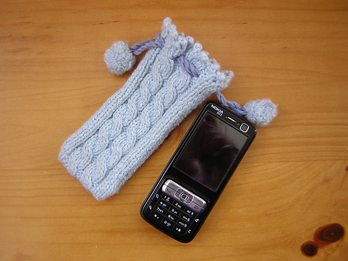 Ravelry: Marbel Phone/Ipod Sock pattern by Alice Quinlan