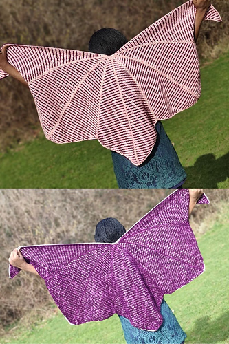 Ravelry: Chic Reversible Shawl pattern by Susanna Biaye
