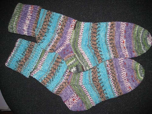Ravelry: Socks Rock: Magic Loop Socks Tutorial pattern by Julie Rabini