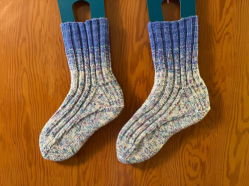 Ravelry: DK Faded Princess Socks pattern by Claire Jackson (Perfectly ...