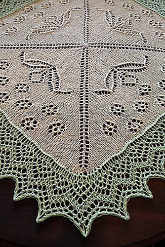 Ravelry: Square Shawl (February) pattern by Elizabeth Zimmermann