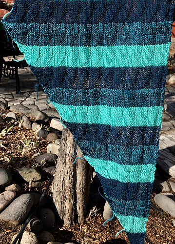 Ravelry: The Textures Of Nevada Shawl pattern by Jeanne Giles