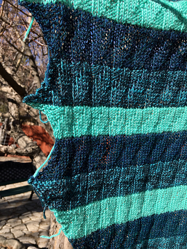 Ravelry: The Textures Of Nevada Shawl pattern by Jeanne Giles