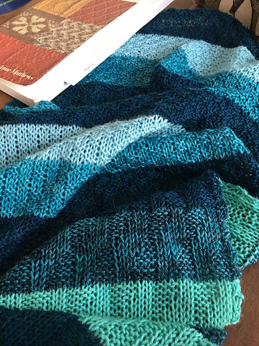 Ravelry: The Textures Of Nevada Shawl pattern by Jeanne Giles