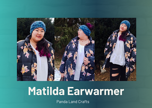 Ravelry: Matilde Earwarmer pattern by Panda Land Crafts