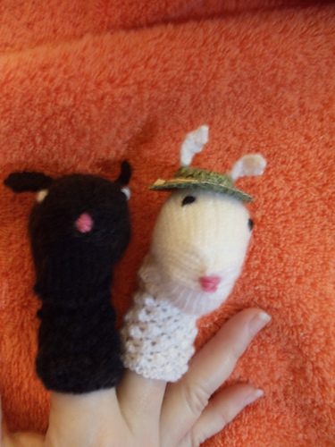 Ravelry: Baron Von Ewer and the Earl of Knitchester Sheep Finger ...