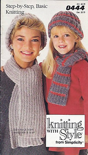 Ravelry: Rib Stitch Cap and Scarf pattern by Simplicity Pattern Company