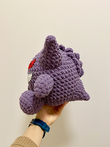 Ravelry: Cuddly Gengar from Pokemon pattern by Cindy Tran