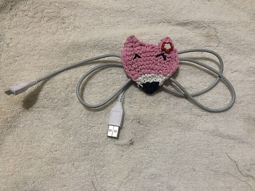 Ravelry: Clever Fox Cord Holder pattern by Rebekah Wilce