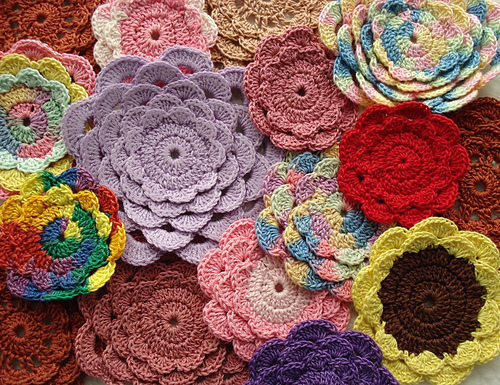 Ravelry: Layered Petal Flower pattern by Lisa Mills