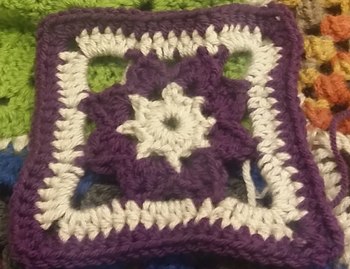 Ravelry: Petite Purple Square pattern by Mary Kathryn