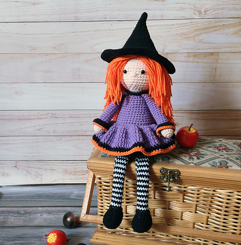 Ravelry: Halloween Witch doll pattern by Svetlana Teplyakova