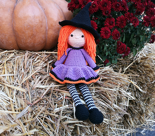 Ravelry: Halloween Witch doll pattern by Svetlana Teplyakova